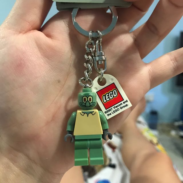 LEGO Squidward Keychain, Hobbies & Toys, Toys & Games on Carousell