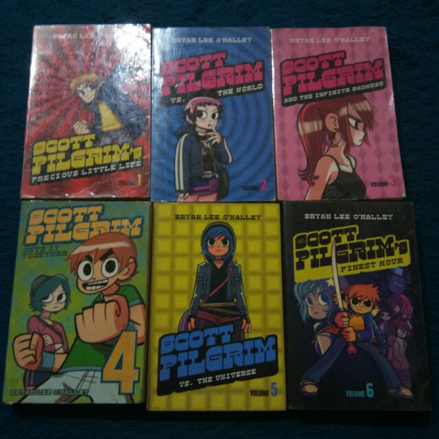 Scott Pilgrim volumes 1 to 6, Hobbies & Toys, Books & Magazines, Comics ...