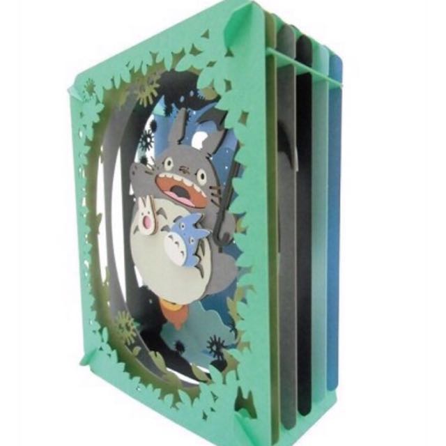 Totoro Paper Theatre Craft Kit (Original, by Studio Ghibli), Hobbies ...