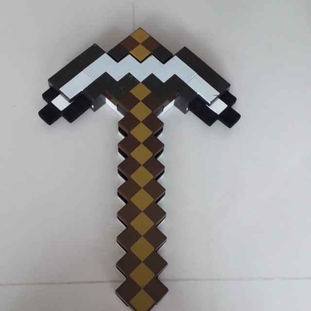 Minecraft:Picaxe/Sword, Hobbies & Toys, Toys & Games on Carousell