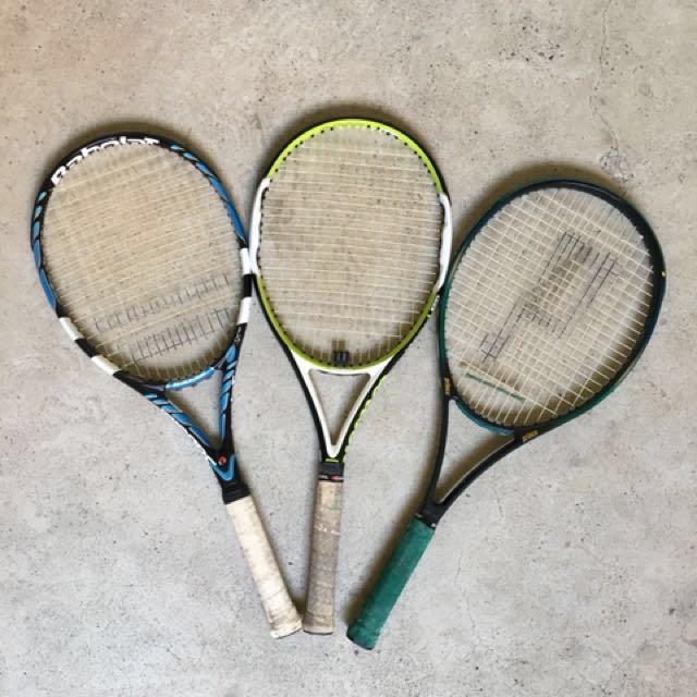 Babolat, Wilson, Prince tennis racquets, Sports Equipment, Sports ...