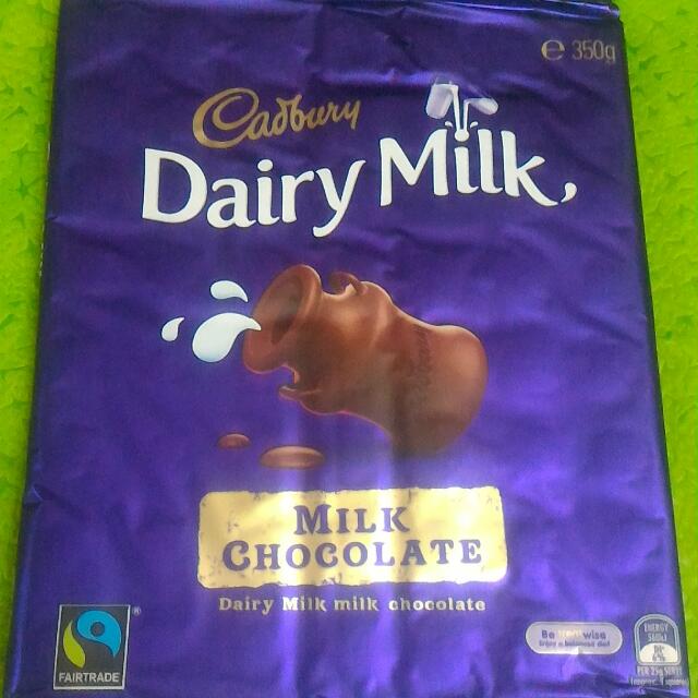 Cadbury Family Blocks 350g - milk chocolate, Food & Drinks, Homemade ...