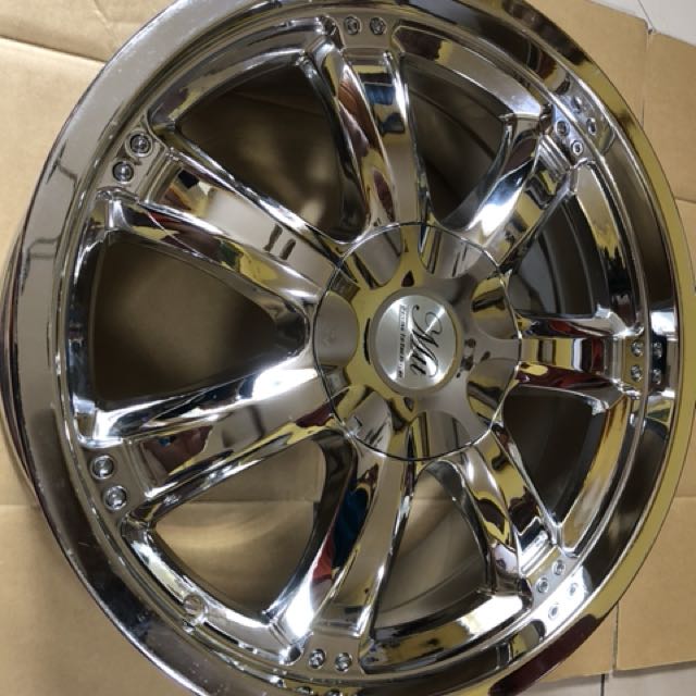 Chrome Rims, Car Accessories on Carousell