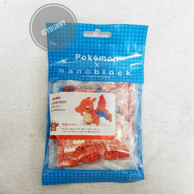 Lizardon Nanoblock pokemon charizard kawada, Hobbies & Toys, Toys ...