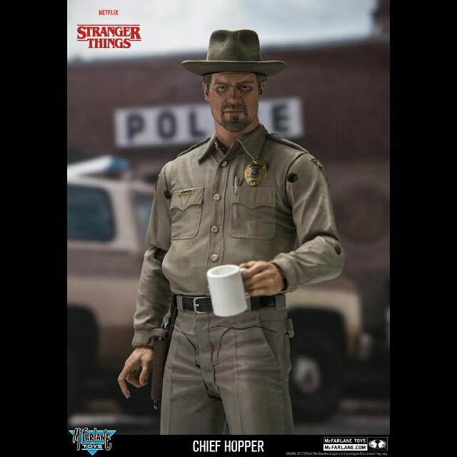 IN HAND - McFarlane Toys STRANGER THINGS - Chief Hopper 7"inch Action ...