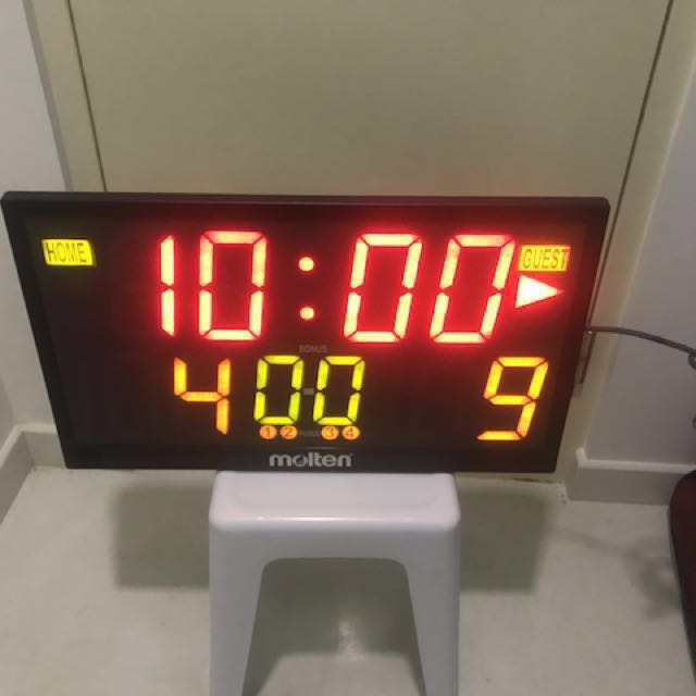 Molten Digital Scoreboard, Sports Equipment, Sports & Games, Racket ...