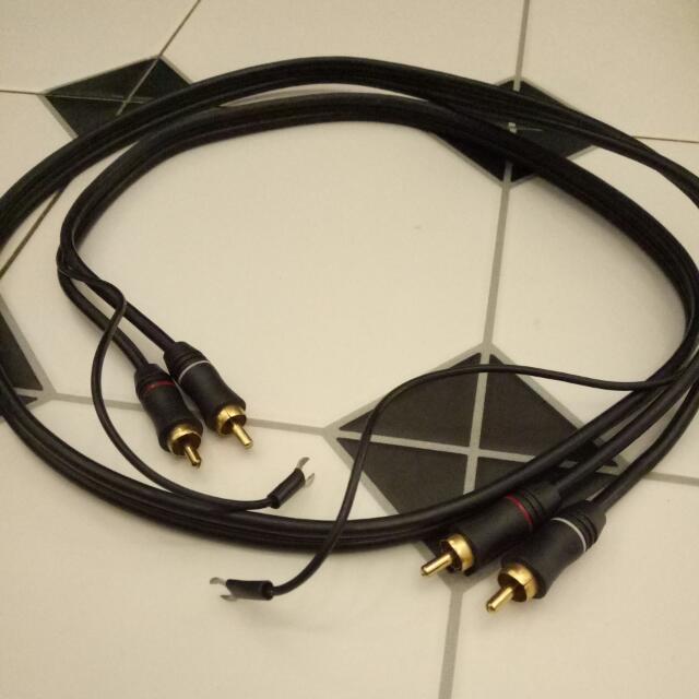 Project Turntable RCA Cable With Ground (1.2m), Audio, Other Audio ...