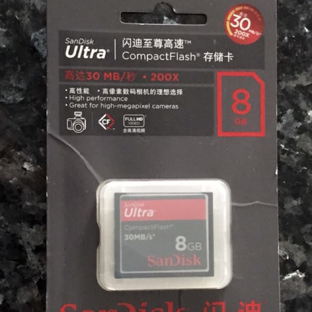 Sandisk CF Card (Compact Flash), Mobile Phones & Gadgets, Mobile ...