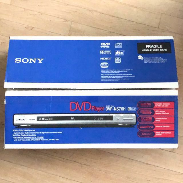 SONY SilverCD/ DVD Player DVP-NS76H, TV & Home Appliances, TV ...