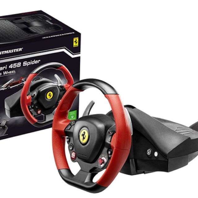 Thrustmaster Ferrari Steering Wheel 458, Video Gaming, Gaming ...