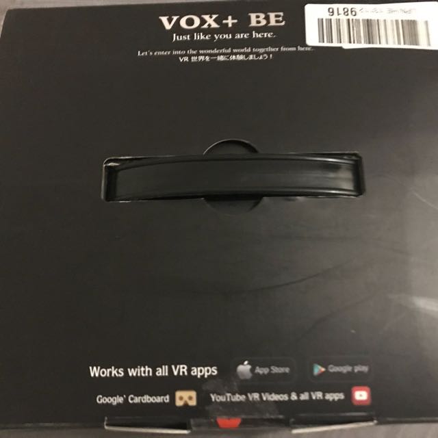 VR Box (VOX + BE), Video Gaming, Video Game Consoles, Others on Carousell