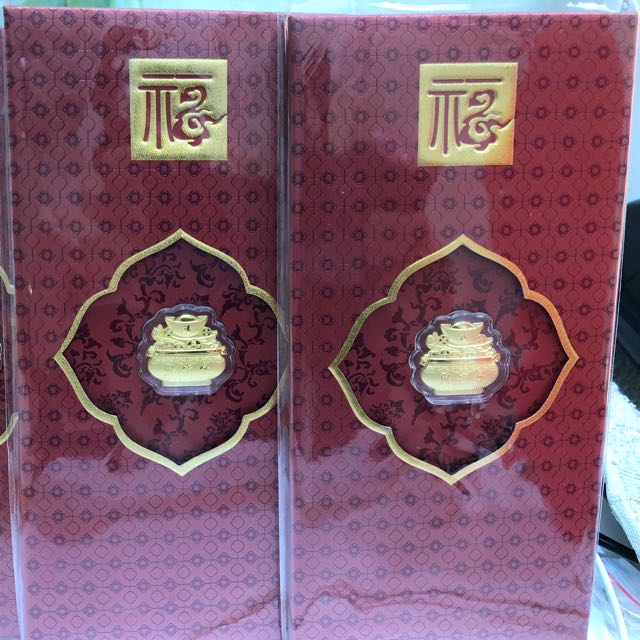 999 Gold Ang Pao, Furniture & Home Living, Home Improvement ...