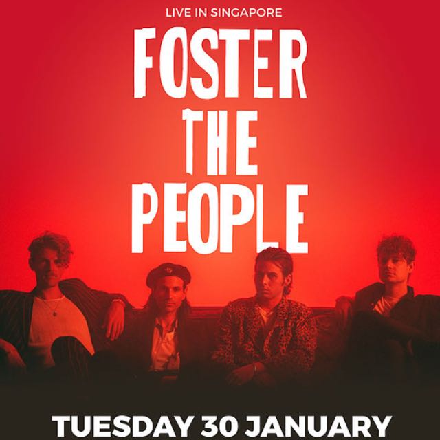 Foster The People concert ticket, Hobbies & Toys, Memorabilia ...