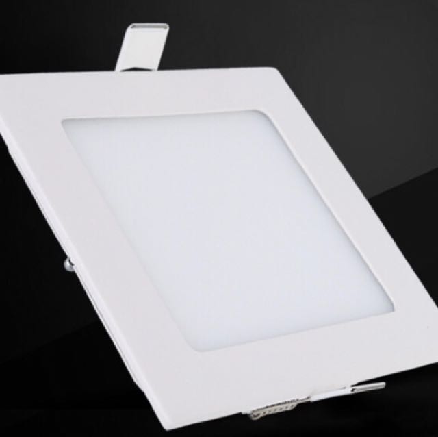 LED Downlight Square (6x6inch) 15W- White Color light, Furniture & Home ...