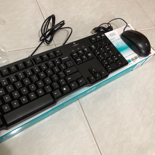 Logitech mk100, Computers & Tech, Parts & Accessories, Computer ...