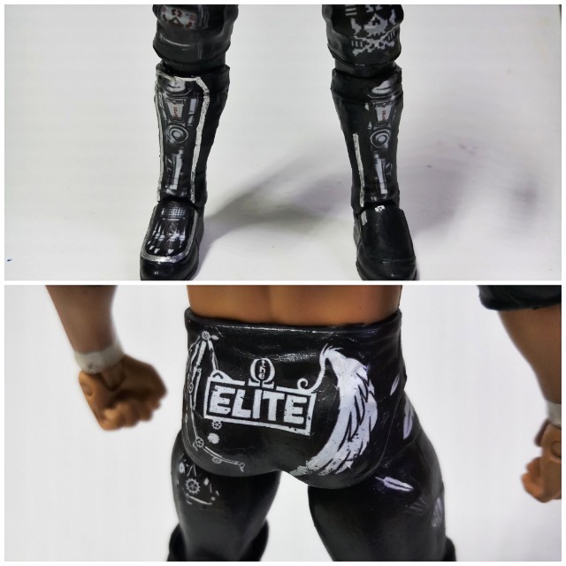 Mattel Elite Kenny Omega Custom Figure Njpw Roh WWE bullet club on ...