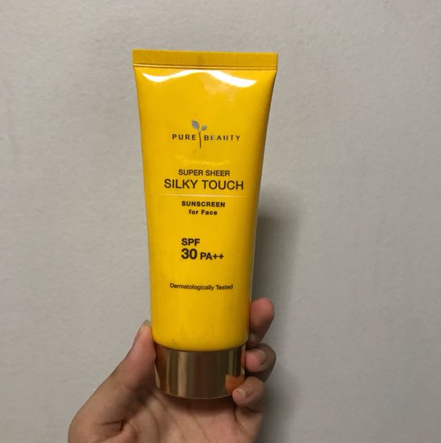 Pure Beauty Super Sheer Silky Touch Sunscreen, Beauty & Personal Care ...