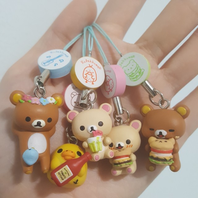 Rilakkuma Charms (Assorted), Hobbies & Toys, Toys & Games on Carousell
