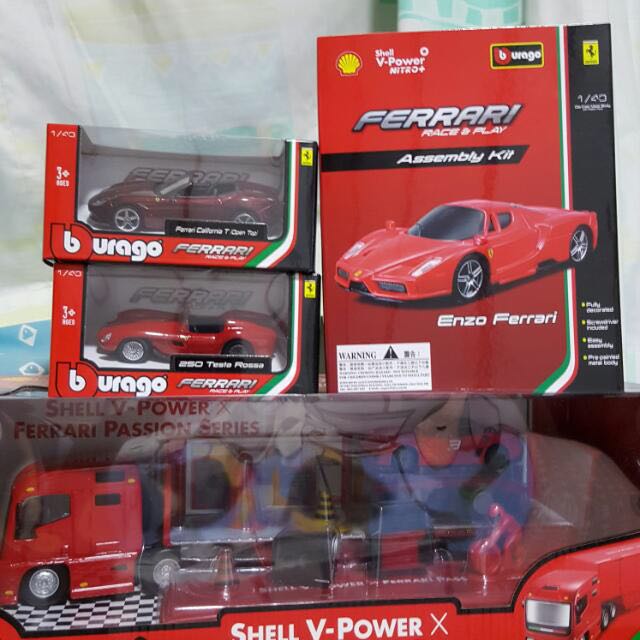 Shell Ferrari Car Toys, Hobbies & Toys, Toys & Games on Carousell