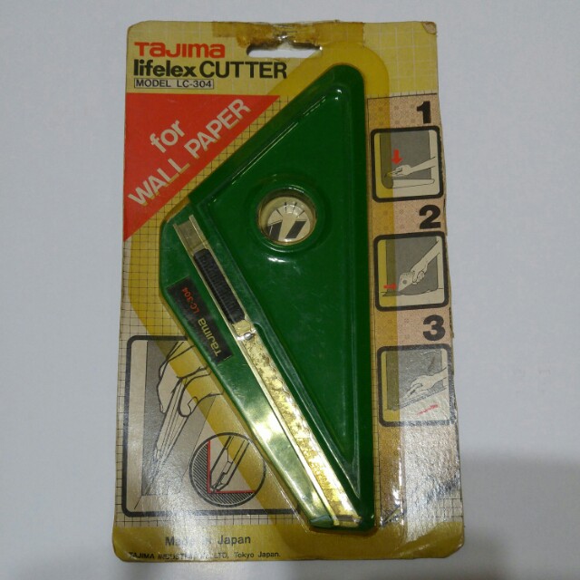 Tajima lifelex cutter for wall paper (LC-304), Furniture & Home Living ...