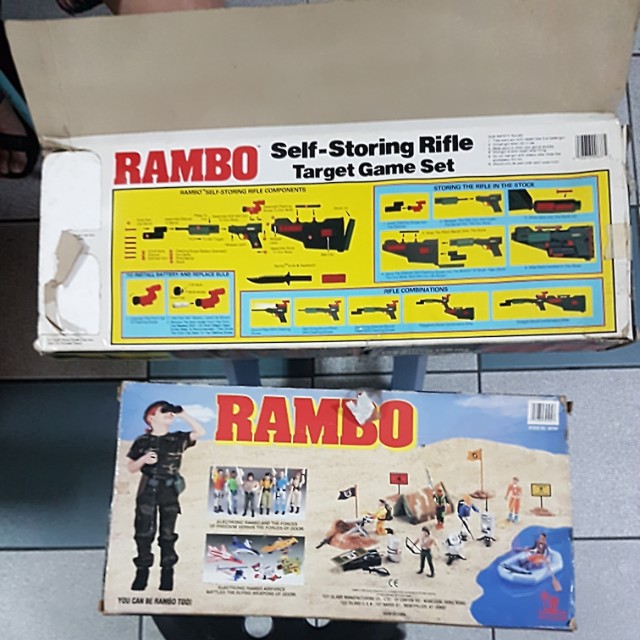 Vintage rambo weapon set, Hobbies & Toys, Toys & Games on Carousell