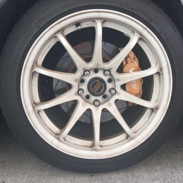 Volks CE28 17” - White, Car Accessories on Carousell