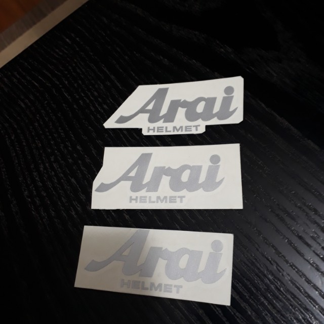 Arai Aftermarket Front Emblem Sticker, Motorcycles, Motorcycle Apparel ...