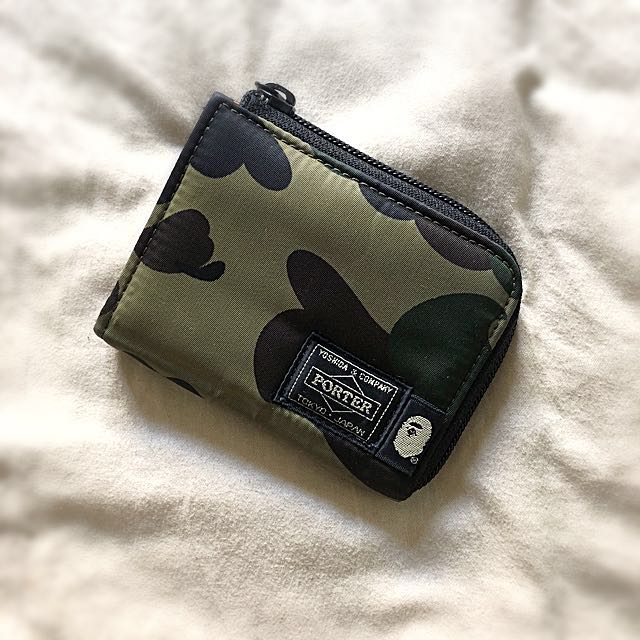 Bape X Porter Wallet, Men's Fashion, Bags, Belt bags, Clutches and ...