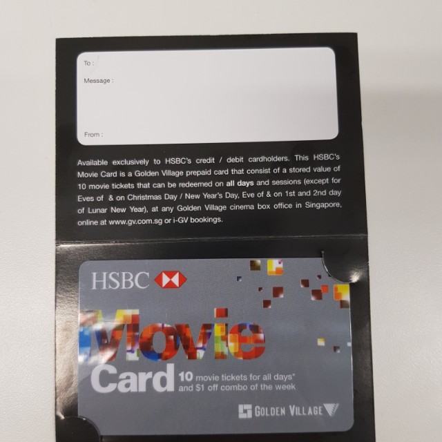 Golden Village Movie Card (Expiry: 20 Jan 2019), Tickets & Vouchers ...