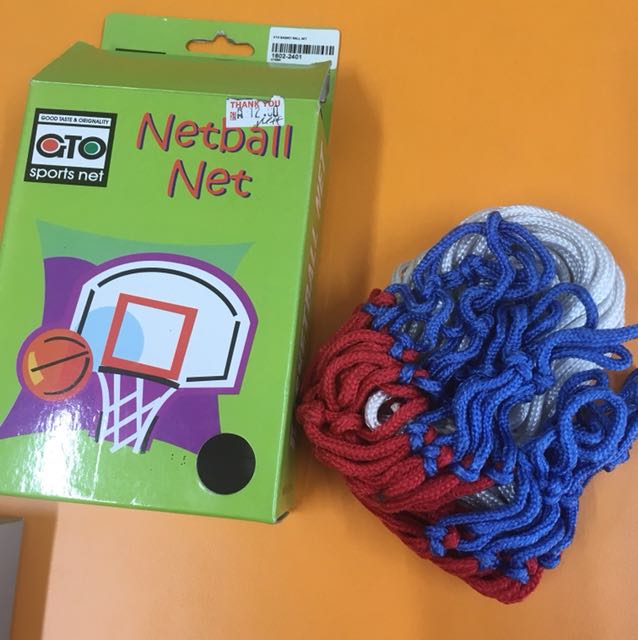 GTO netball and basketball net (1 pair), Sports Equipment, Sports ...