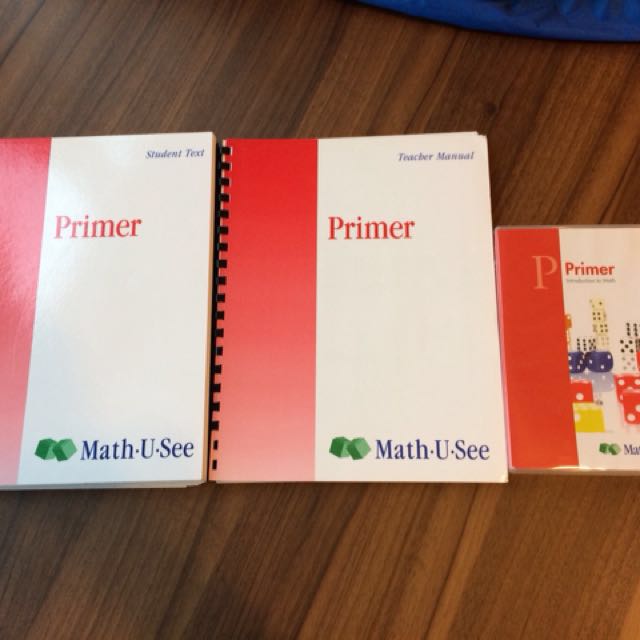 Math u see primer teacher student book and dvd preschool primary maths make easy, Hobbies & Toys ...