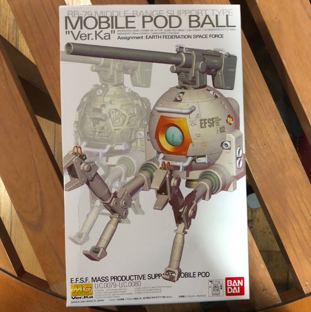MG Mobile Pod Ball Ver.ka Gundam, Hobbies & Toys, Toys & Games on Carousell