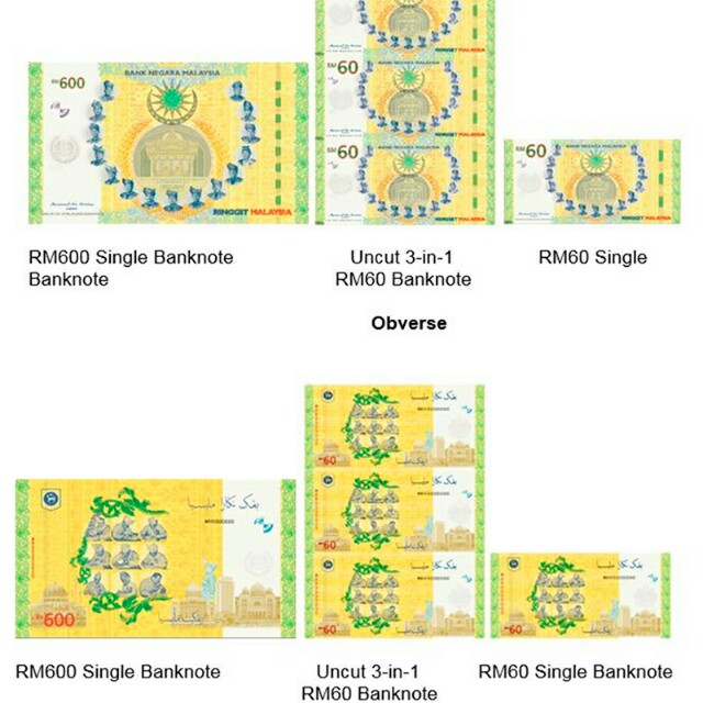RM60 Commemorative Single Bank Note, Hobbies & Toys, Memorabilia ...