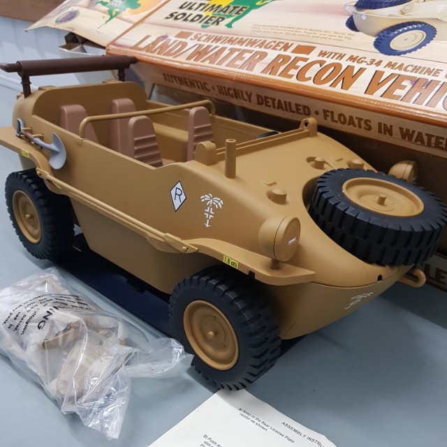 WWII WW2 1/6 Scale AMPHIBIOUS Land & Water Recon Vehicle - Afrika Korps ...