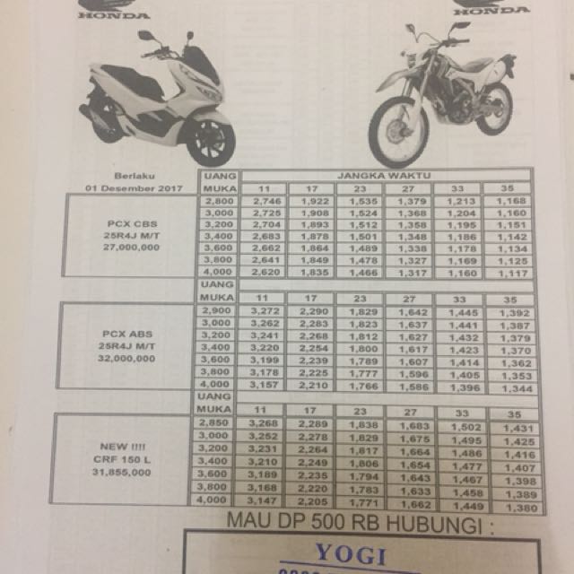 Yang mau ambil motor baru dan dana tunai, Fesyen Pria, Aksesoris di ...