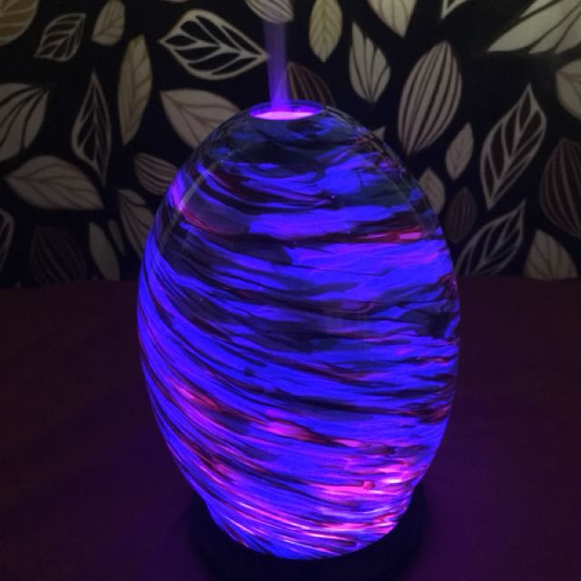 7 colour led glass aroma diffuser, Furniture & Home Living, Home Decor ...