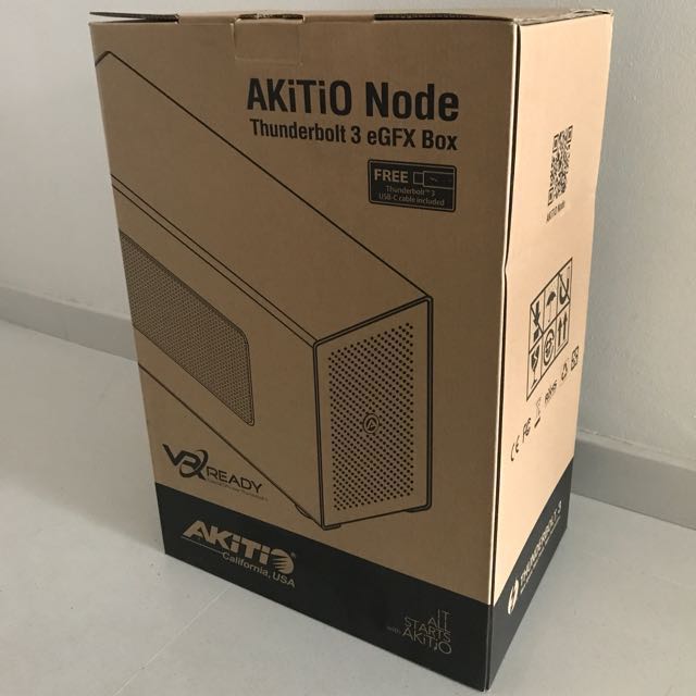 Akitio Node Thunderbolt3 External PCIe Box for eGPU, Computers & Tech, Parts & Accessories ...