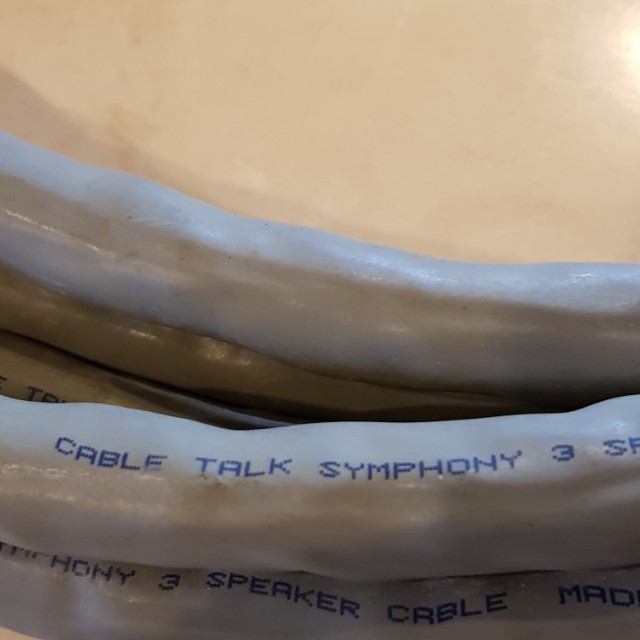 Cable Talk Symphony 3 speaker cable. I pc 5m length., Audio, Portable ...