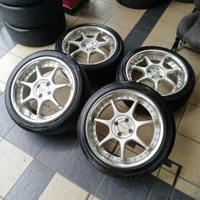 enkei rs revolution, Auto Accessories on Carousell