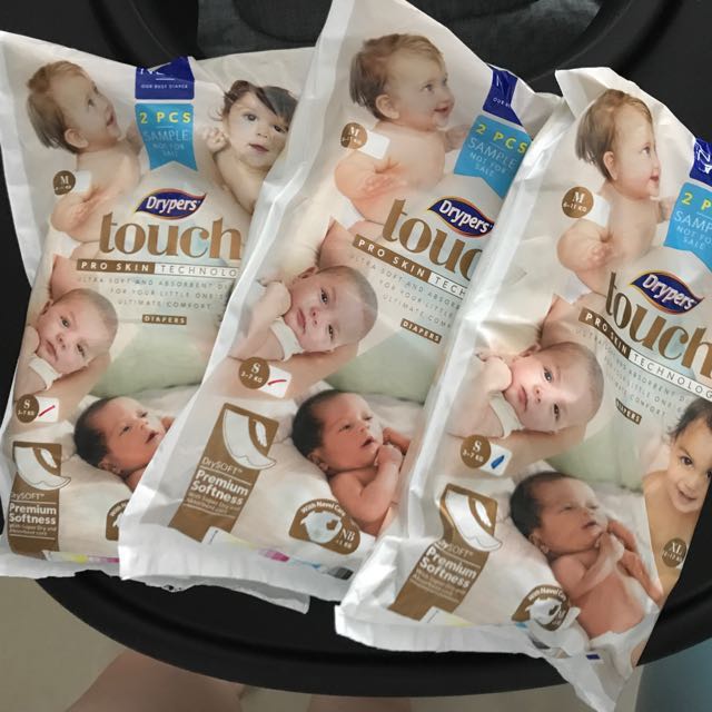 Giveaway Drypers touch diapers (sample packs) , Babies & Kids, Bathing ...