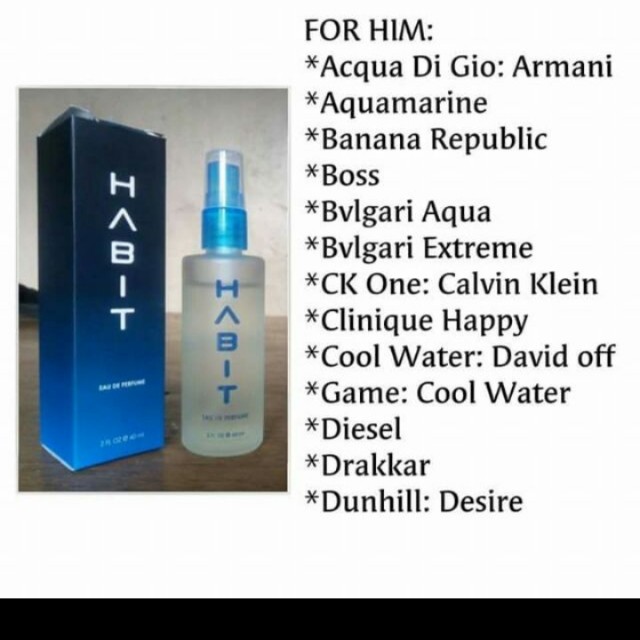 Habit Perfume, Beauty & Personal Care, Fragrance & Deodorants on Carousell