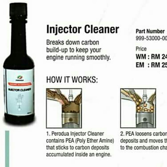 INJECTOR CLEANER PERODUA ORIGINAL 100%, Auto Accessories on Carousell