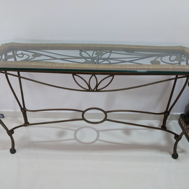 Long side table, Furniture & Home Living, Furniture, Tables & Sets on ...