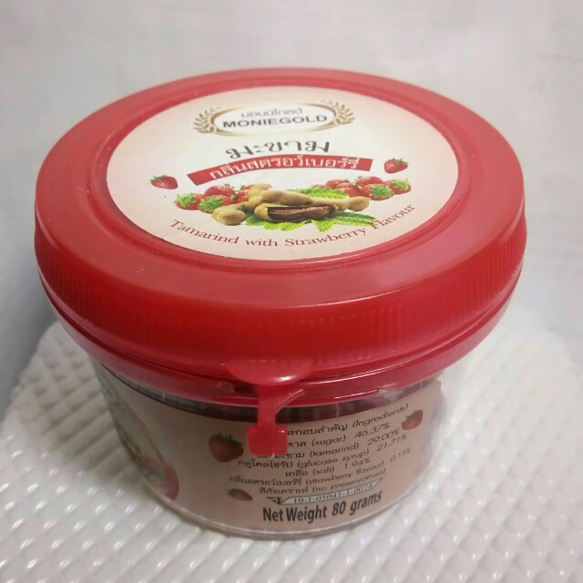 Moniegold chewy tamarind candy (tamarind-strawberry flavor), Food ...