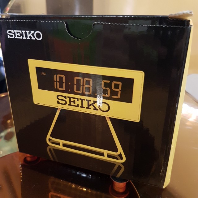 Seiko Official Marathon Alarm Clock, Furniture & Home Living, Home ...