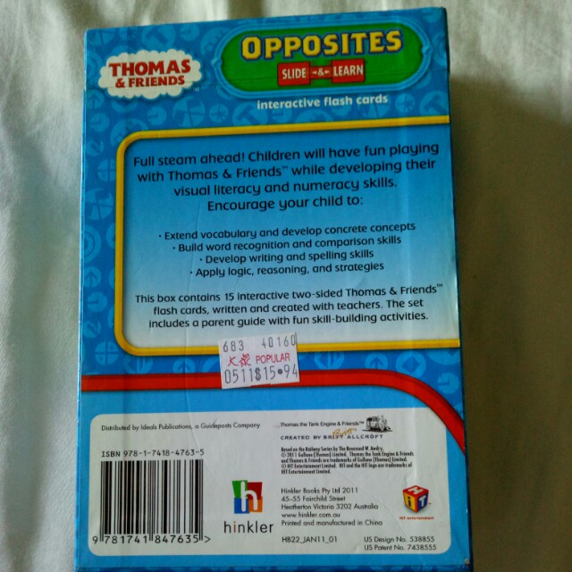 Thomas & friends Interactive Flash cards, Hobbies & Toys, Books ...
