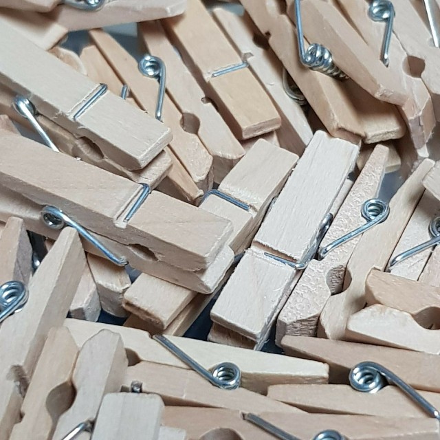 *SALE* Wooden Clothespin (Sipit), Hobbies & Toys, Stationary & Craft ...