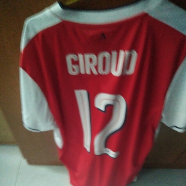 Arsenal 2017 fa cup kit jersey with giroud 12, Men's Fashion, Tops ...