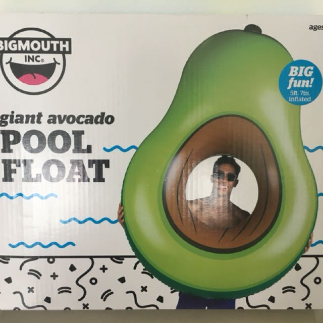 Big Mouth Inc Giant Avocado Pool Float, Babies & Kids, Baby Nursery ...