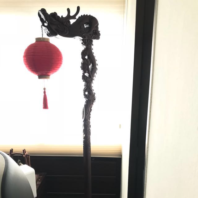 Dragon Head Lamp-post, Furniture & Home Living, Home Decor, Other Home ...
